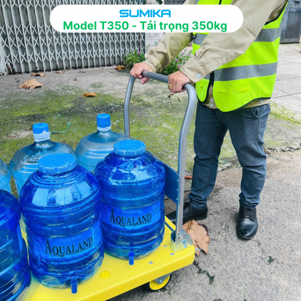 Xe đẩy hàng sàn nhựa SUMIKA T350